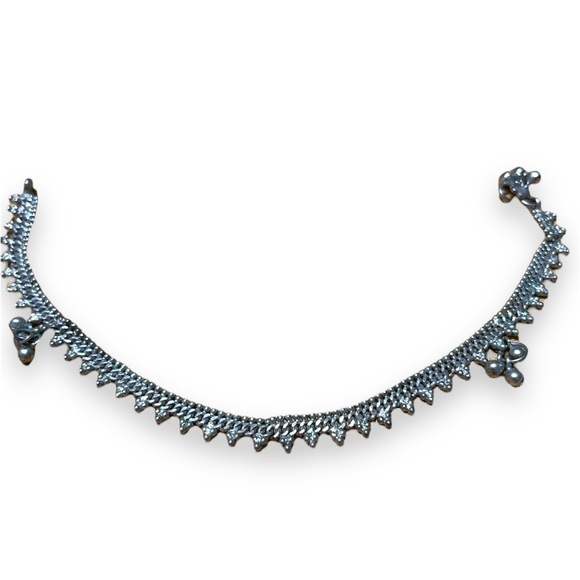 Jewelry | Vintage Silver Anklet Marked Knvj | Poshmark